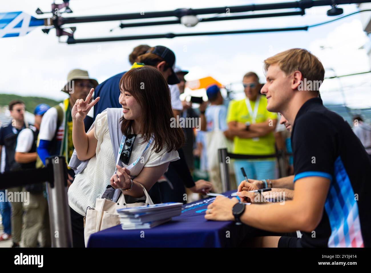 Fans portrait, autograph session, session autographe during the 2024 6 ...