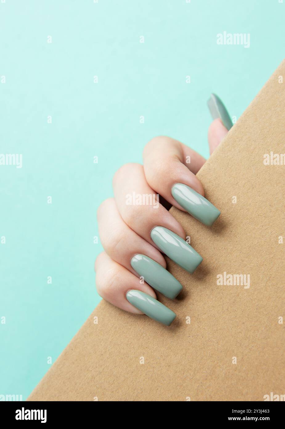 Modern neutral nails hi-res stock photography and images - Alamy
