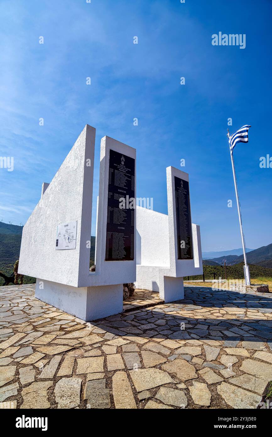 SERRES, GREECE 1 AUGUST, 2024: Fort Roupel, a historic WWII fortress ...