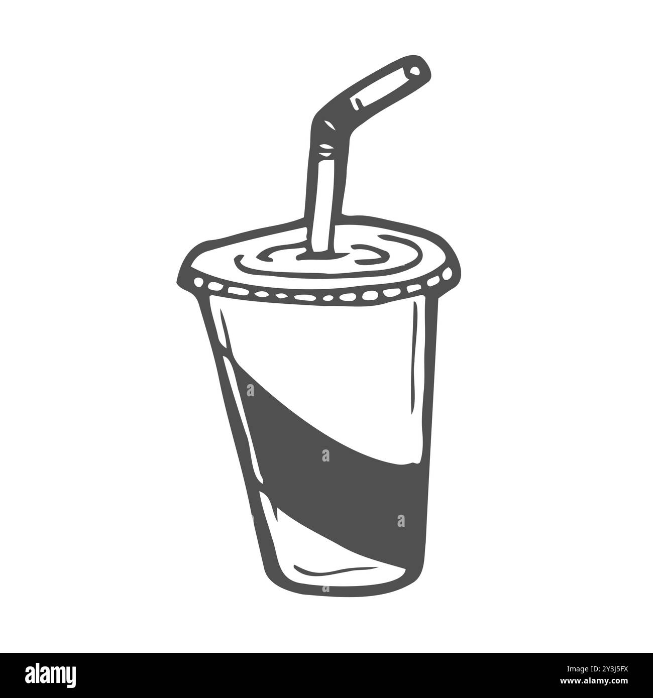 Plastic cup alcoholic drink Stock Vector Images - Alamy