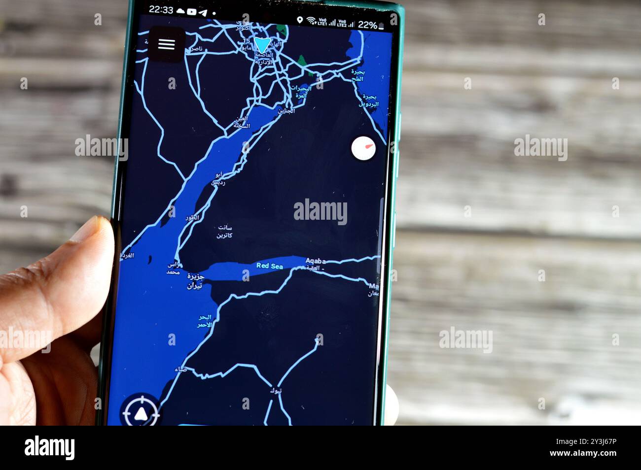 Egypt red sea on map hi-res stock photography and images - Alamy