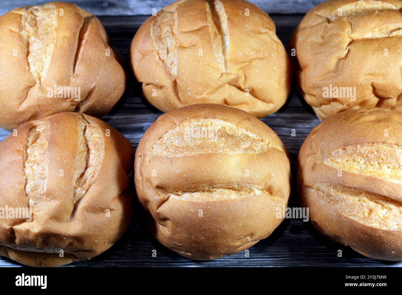 Round hand sized hamburger burger bun baked, bun is a type of bread ...