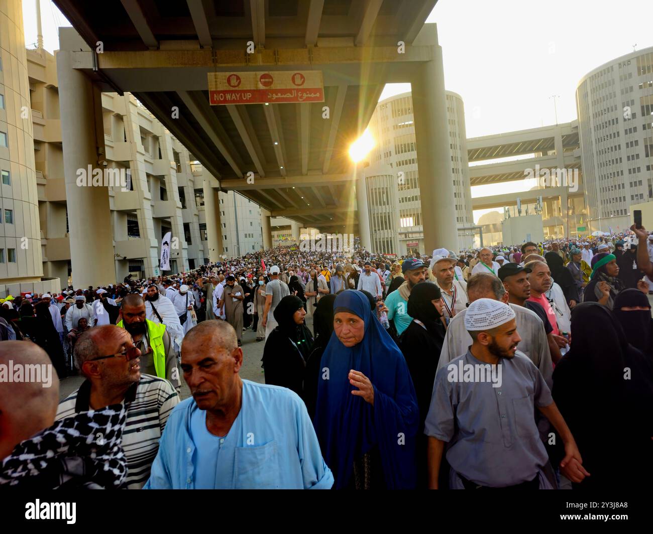 Mina, Saudi Arabia, June 17 2024: Mina, Muna, or the city of tents, the ...