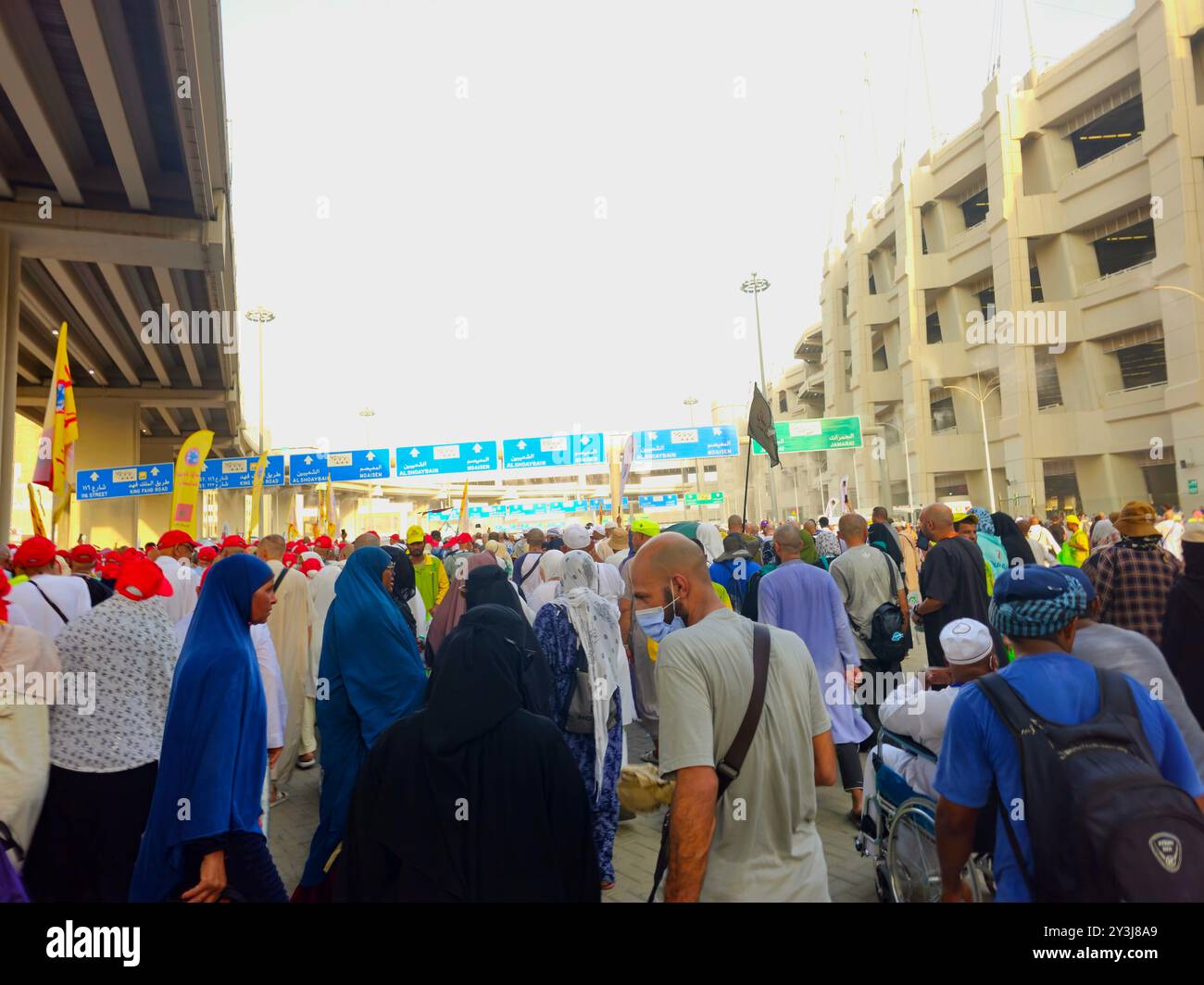 Mina, Saudi Arabia, June 17 2024: Mina, Muna, or the city of tents, the ...
