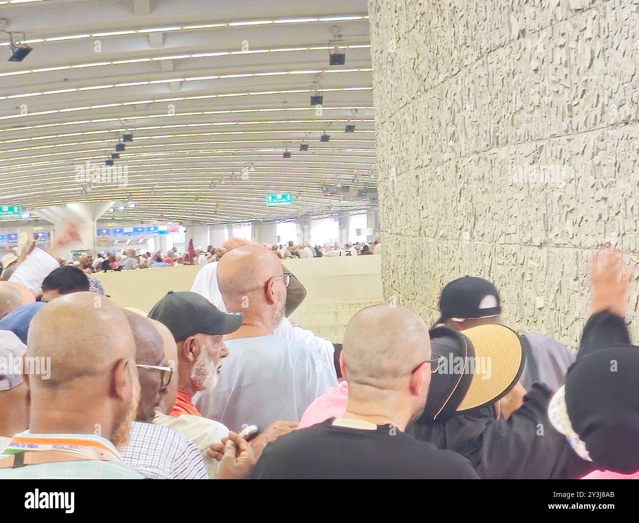 Mina, Saudi Arabia, June 17 2024: Mina, Muna, or the city of tents, the ...