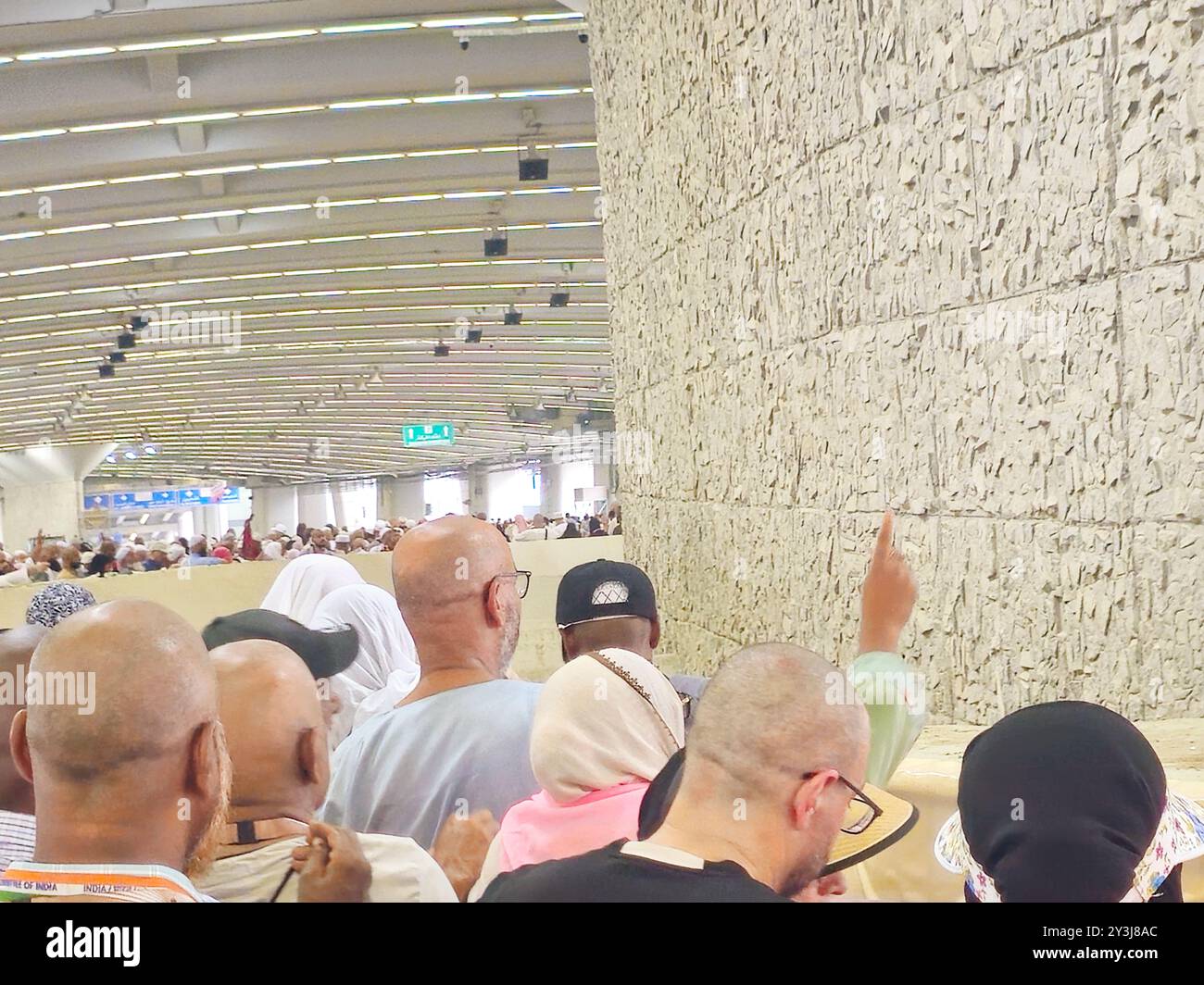 Mina, Saudi Arabia, June 17 2024: Mina, Muna, or the city of tents, the ...