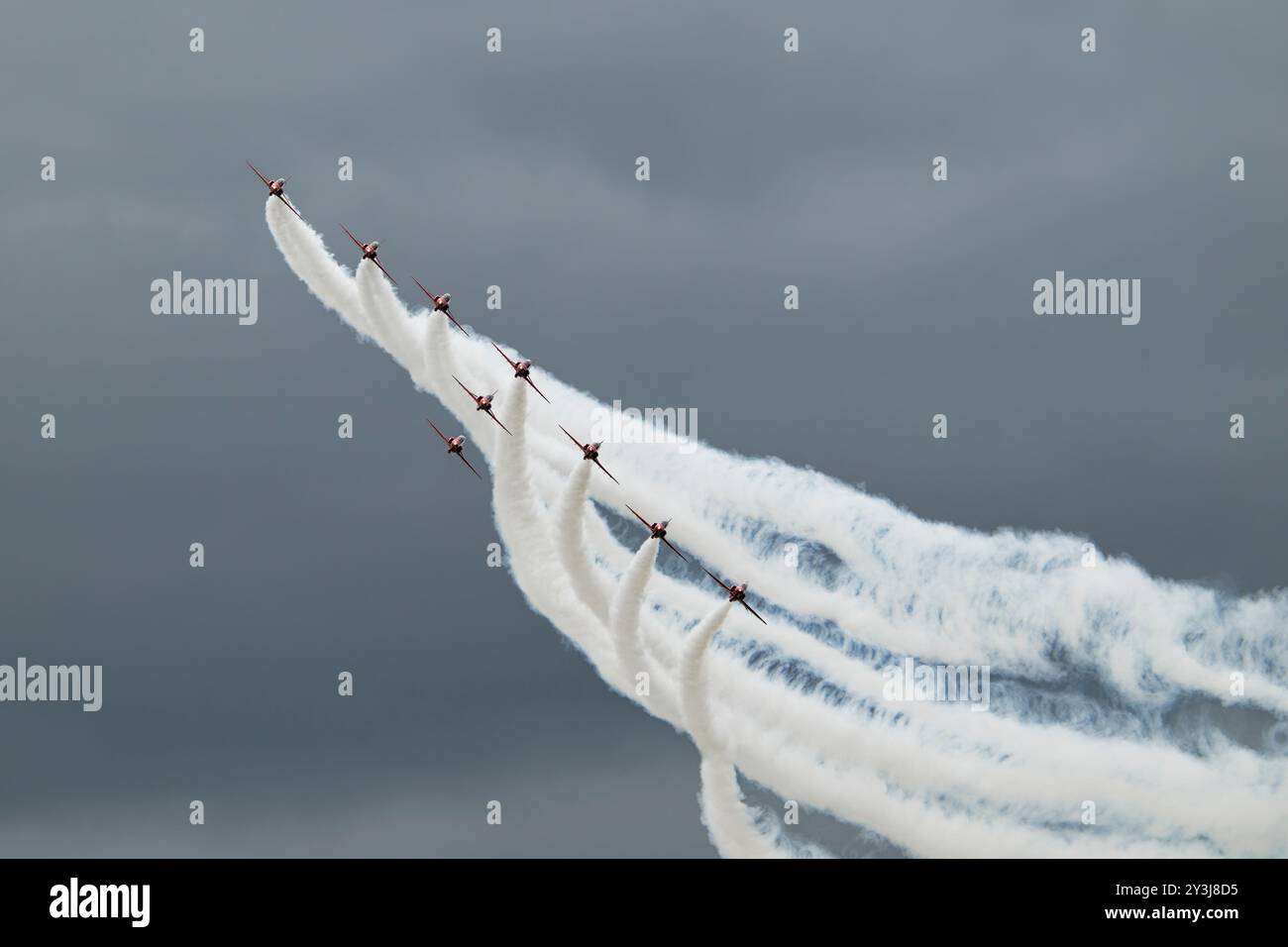 Hawker Siddeley Hawk Jet Trainers of the British Royal Air Force Red ...