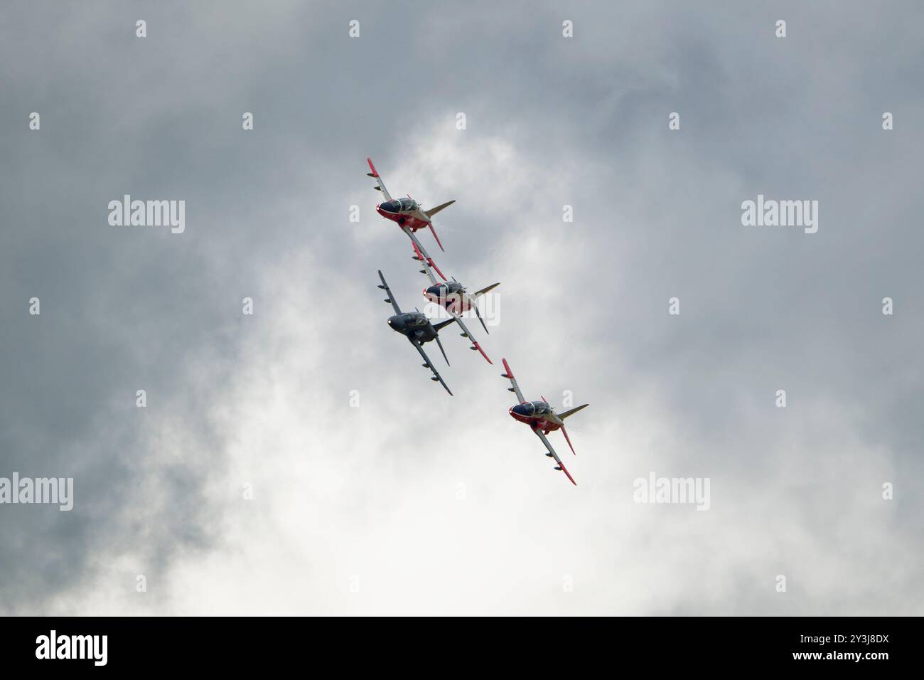 Four BAe Hawk Mk 66 Military Jet Trainers of the Finnish Air Force ...