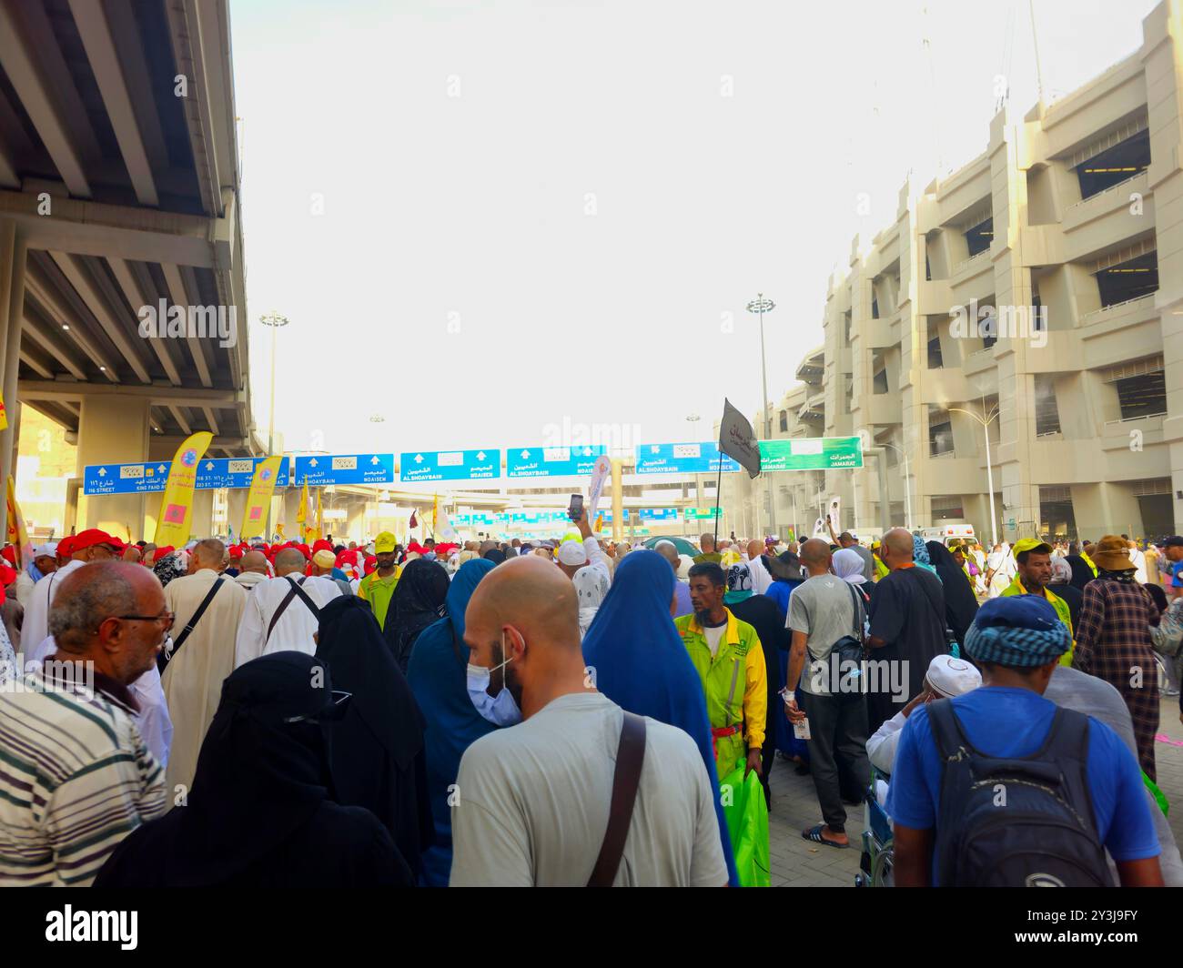 Mina, Saudi Arabia, June 17 2024: Mina, Muna, or the city of tents, the ...