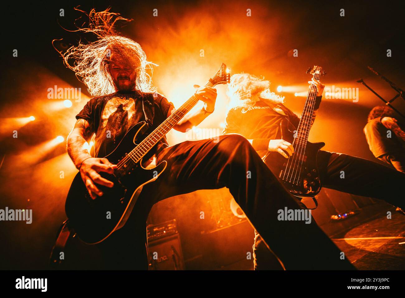 Copenhagen, Denmark. 13th Sep, 2024. The Danish death metal band Livløs ...