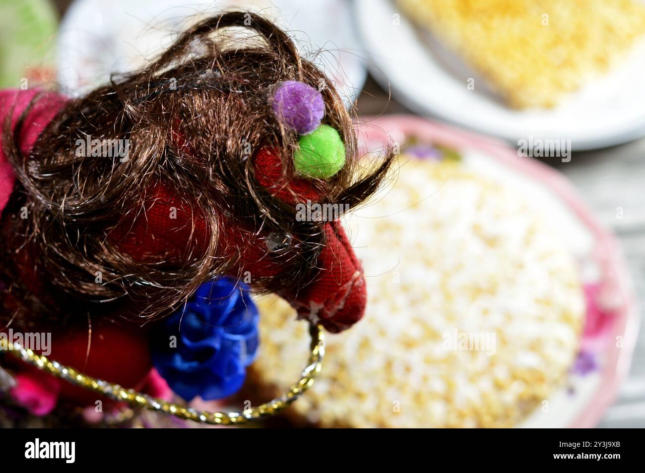 The iconic Decorated birthday Horse doll of the prophet's birthday ...