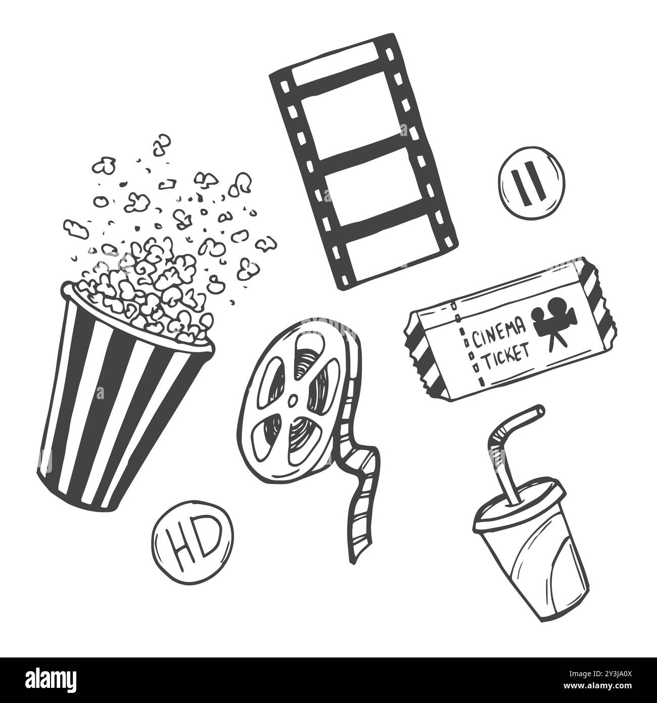 Cinema symbols hi-res stock photography and images - Alamy