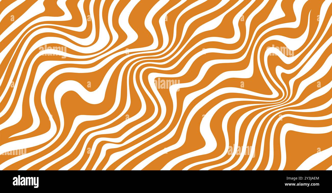 Swirl caramel pattern, seamless wavy peanut background with wavy lines ...