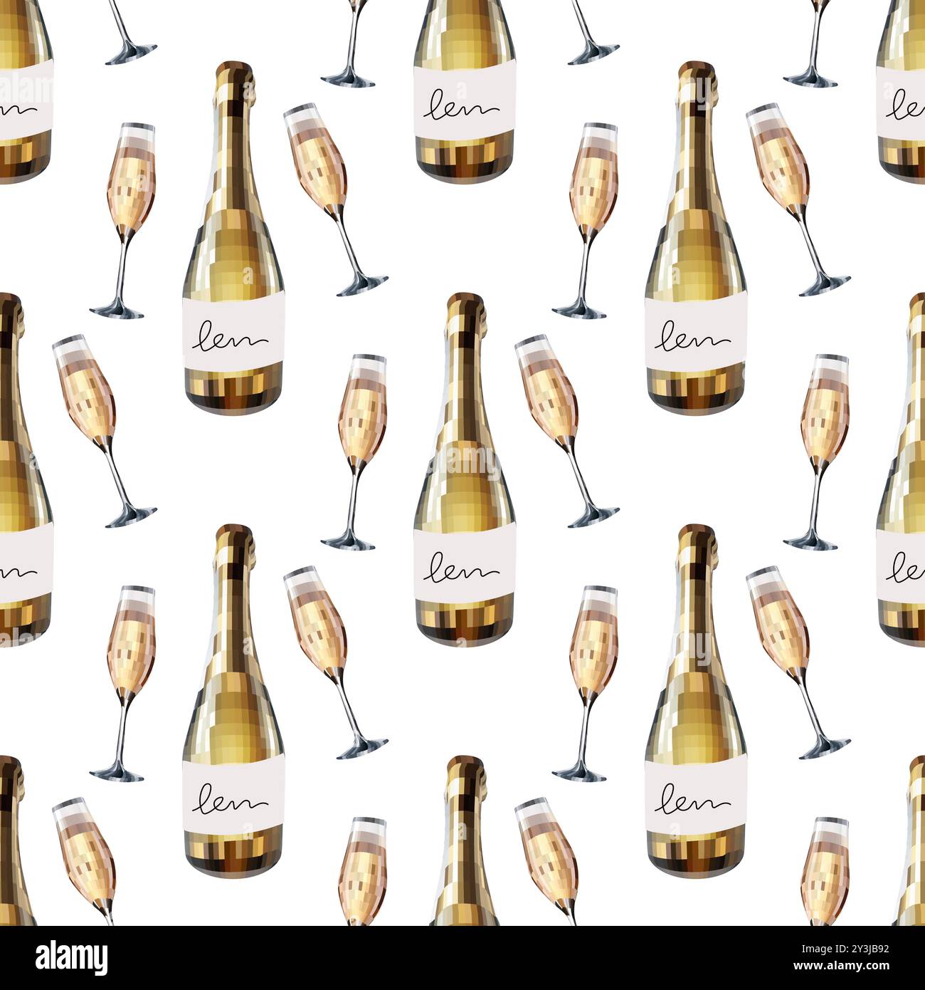Champagne flute cut out Stock Vector Images - Alamy