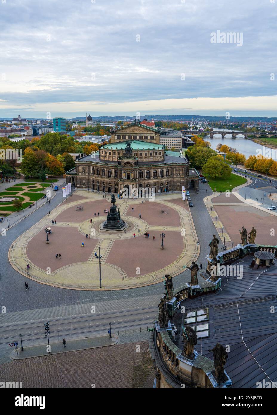 Dresden, Germany 10.30.2024: Dresden Opera House, Semperoper. Saxon State Opera, concert hall ...