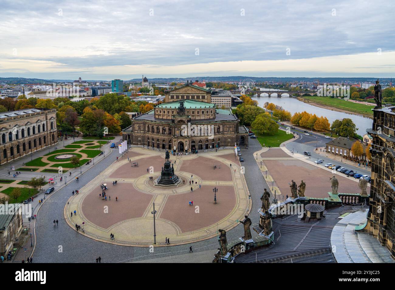 Dresden, Germany 10.30.2024: Dresden Opera House, Semperoper. Saxon State Opera, concert hall ...