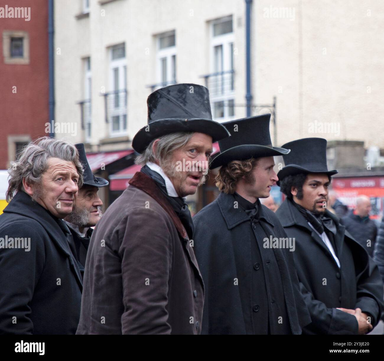 Edinburgh, Scotland, UK. 13 September 2024. Filming activity around The ...
