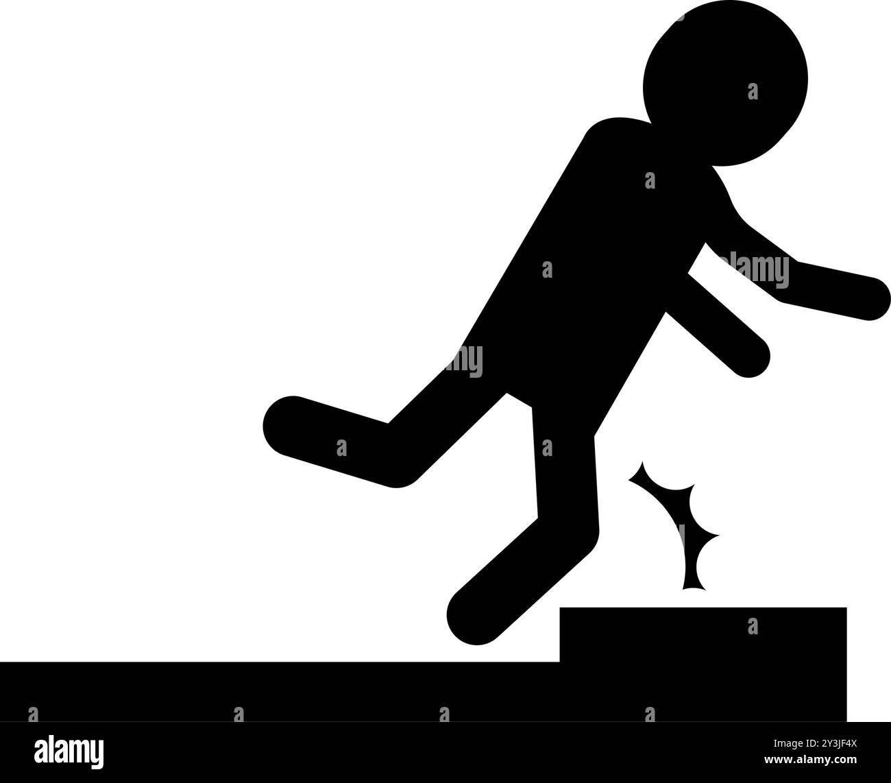 Pictograms of caution, safety signs, danger, and alerts for foot ...