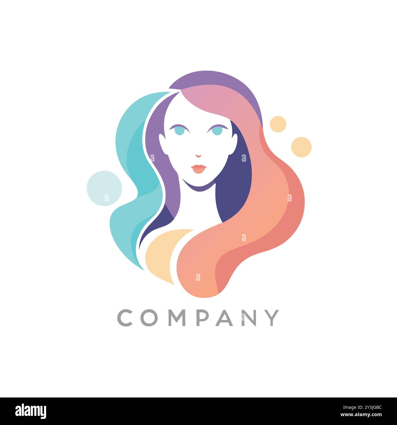 Aesthetic Woman Logo For Company Stock Vector Image And Art Alamy