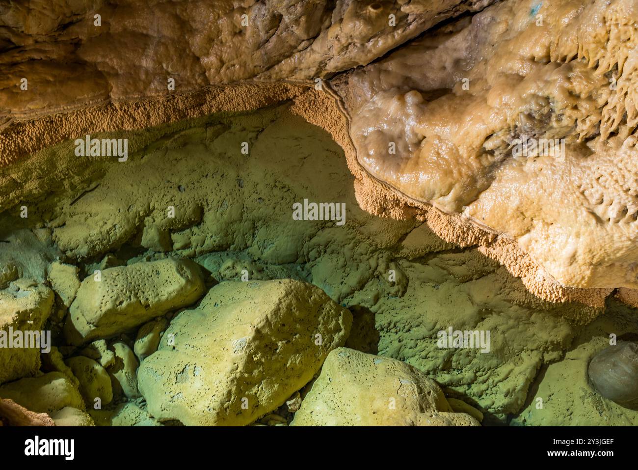 Vallorbe Caves, Switzerland’s Largest, Formed by the Orbe River Stock ...