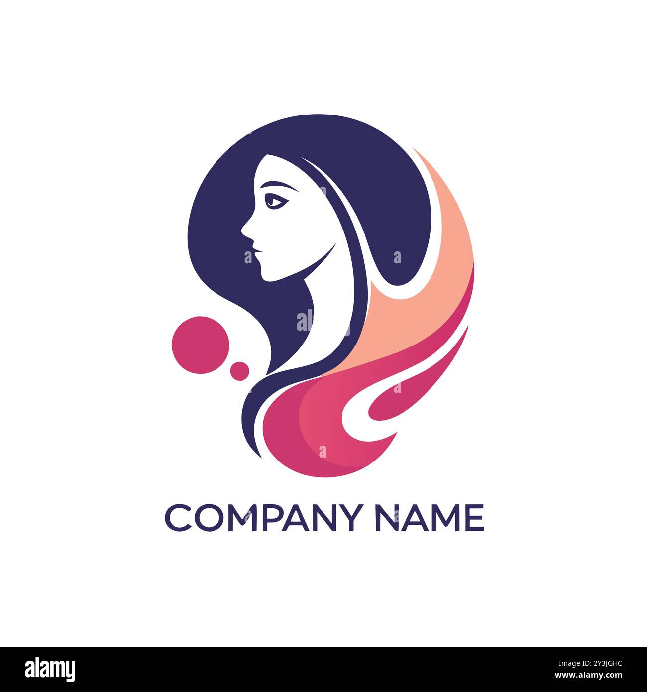 aesthetic woman logo for company Stock Vector Image & Art - Alamy