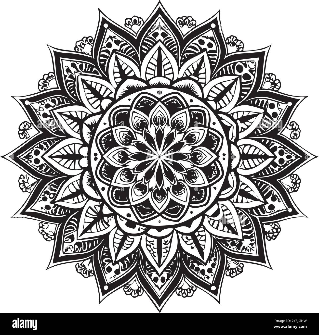 mandala design , relaxing and easy mandala art for tattoo design ...