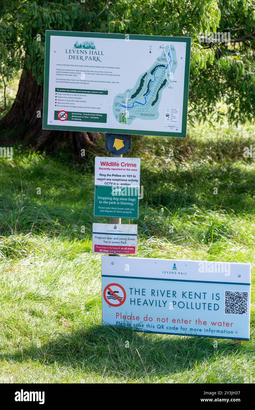 Crime warning signs nature hi-res stock photography and images - Alamy