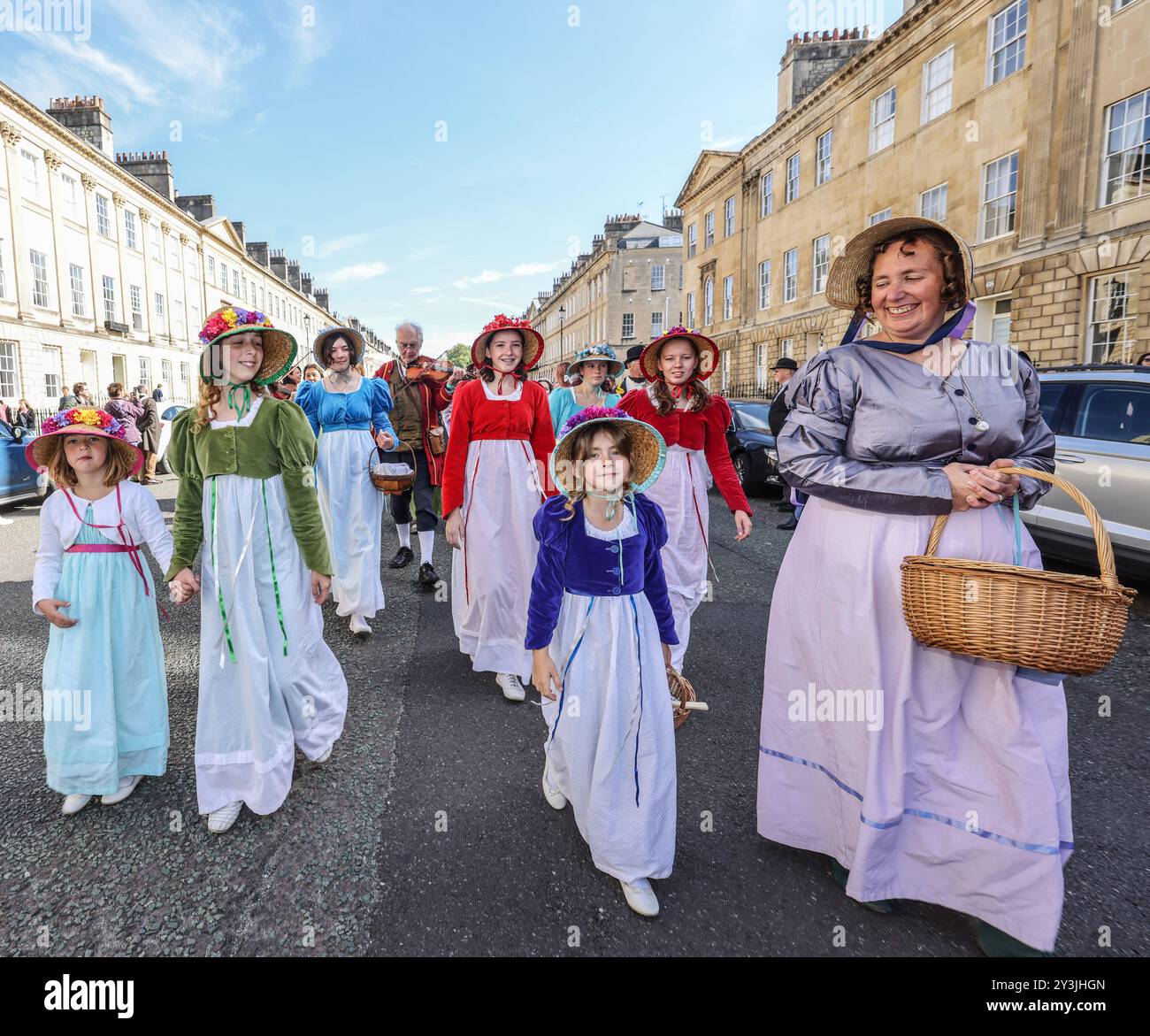 bath, Somerset, UK. 14th Sep, 2024. The Jane Austing yearly celebration ...