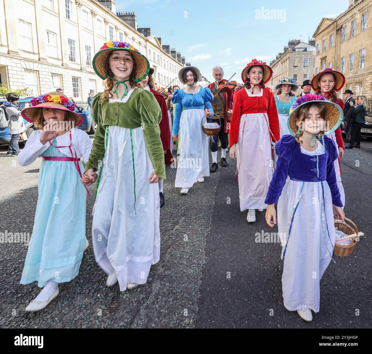 bath, Somerset, UK. 14th Sep, 2024. The Jane Austing yearly celebration ...