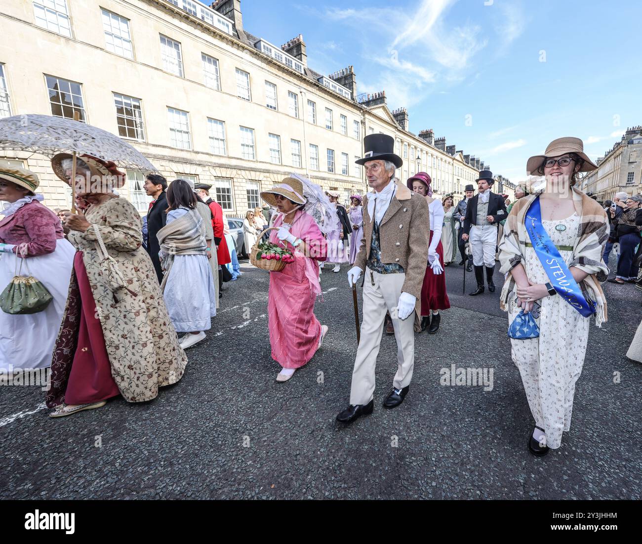 bath, Somerset, UK. 14th Sep, 2024. The Jane Austing yearly celebration ...