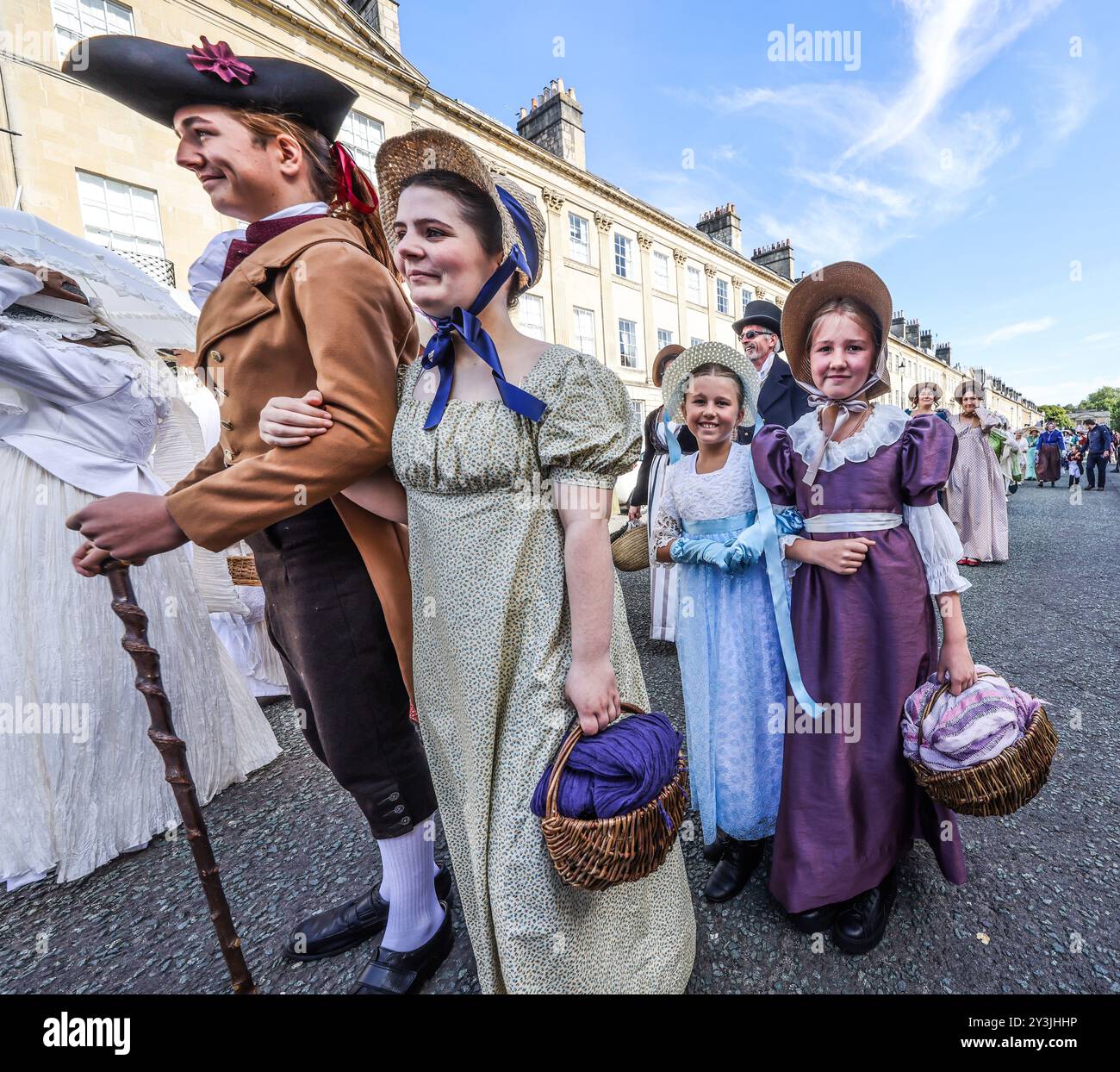 bath, Somerset, UK. 14th Sep, 2024. The Jane Austing yearly celebration ...