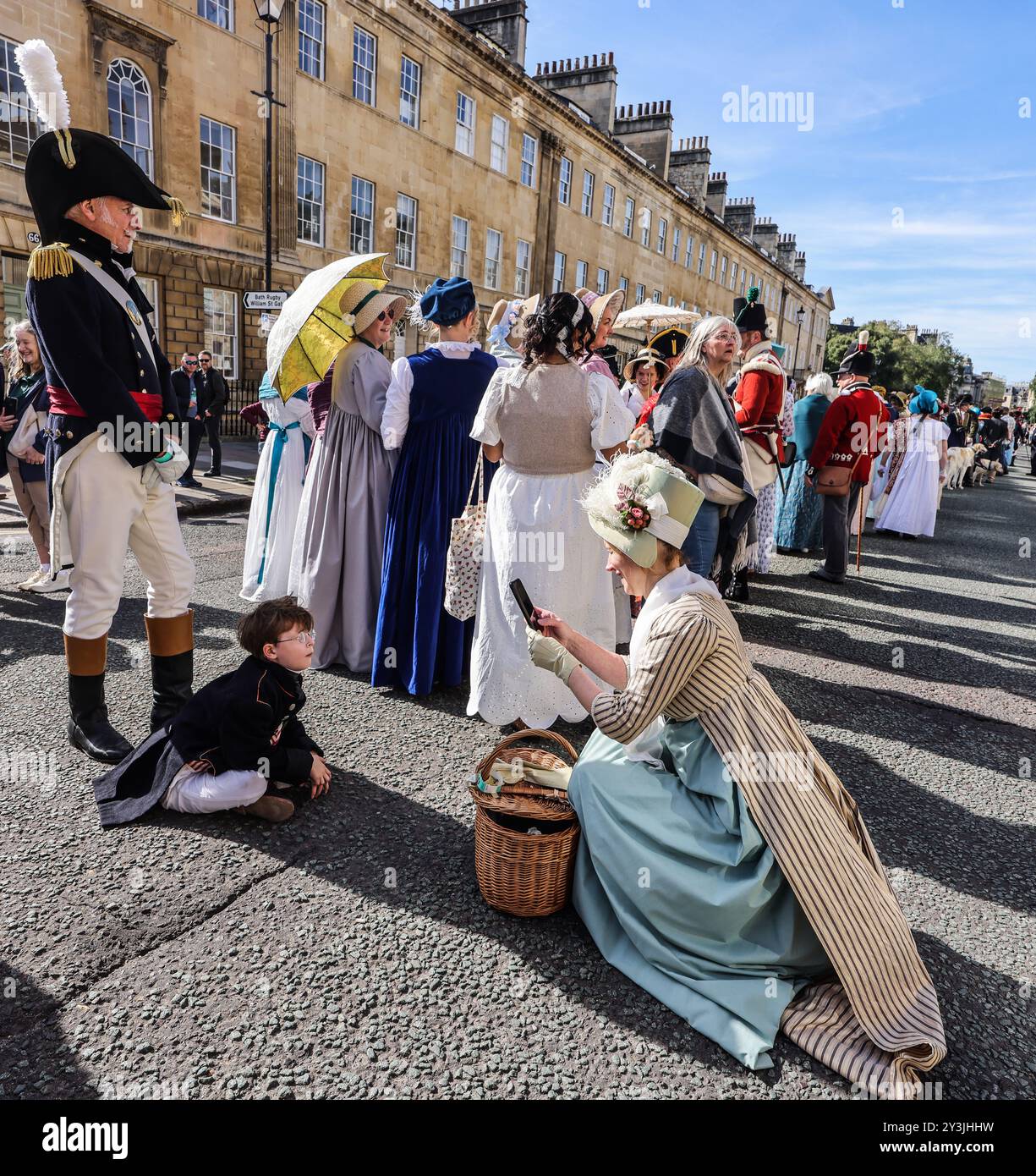 bath, Somerset, UK. 14th Sep, 2024. The Jane Austing yearly celebration ...