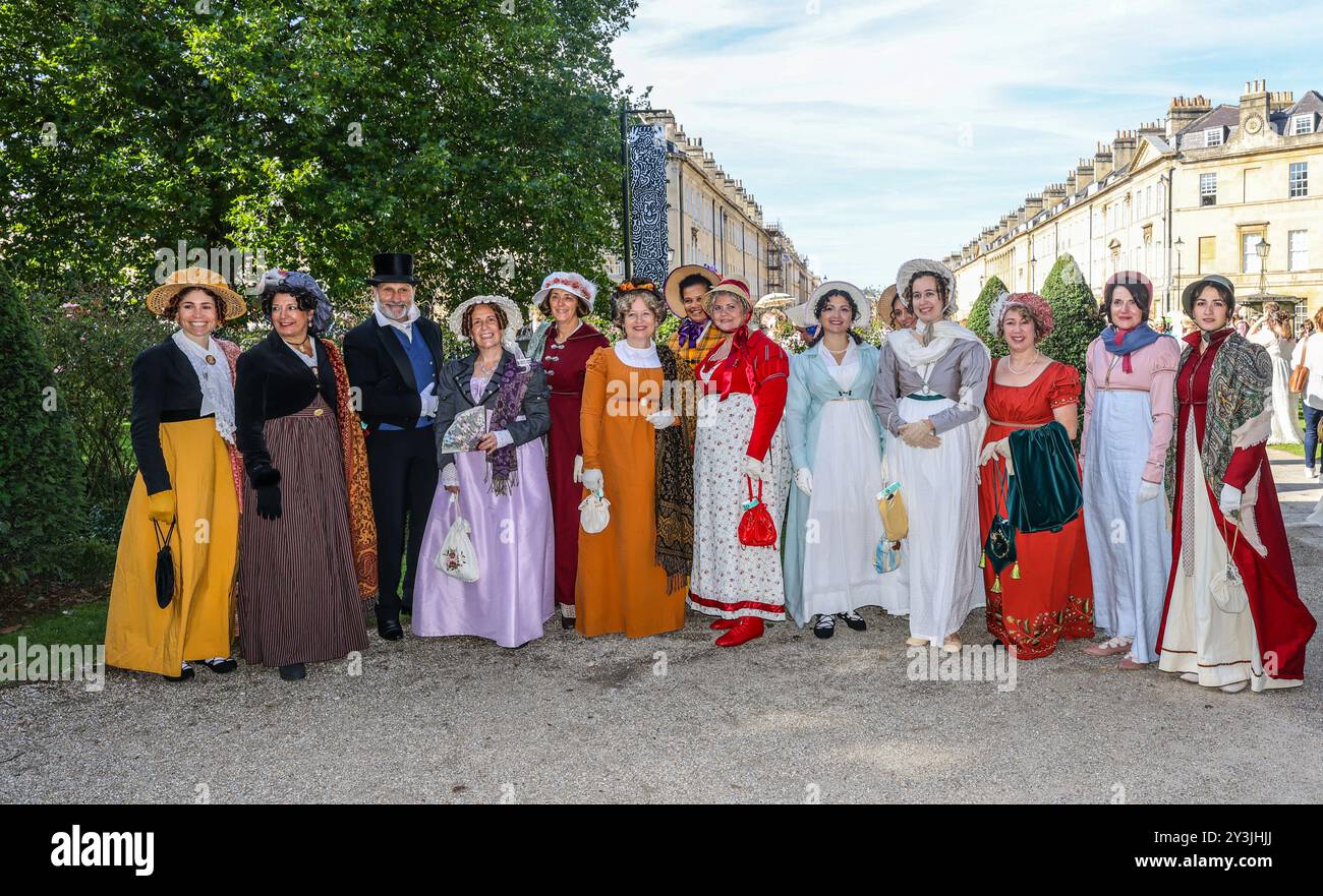 bath, Somerset, UK. 14th Sep, 2024. The Jane Austing yearly celebration ...