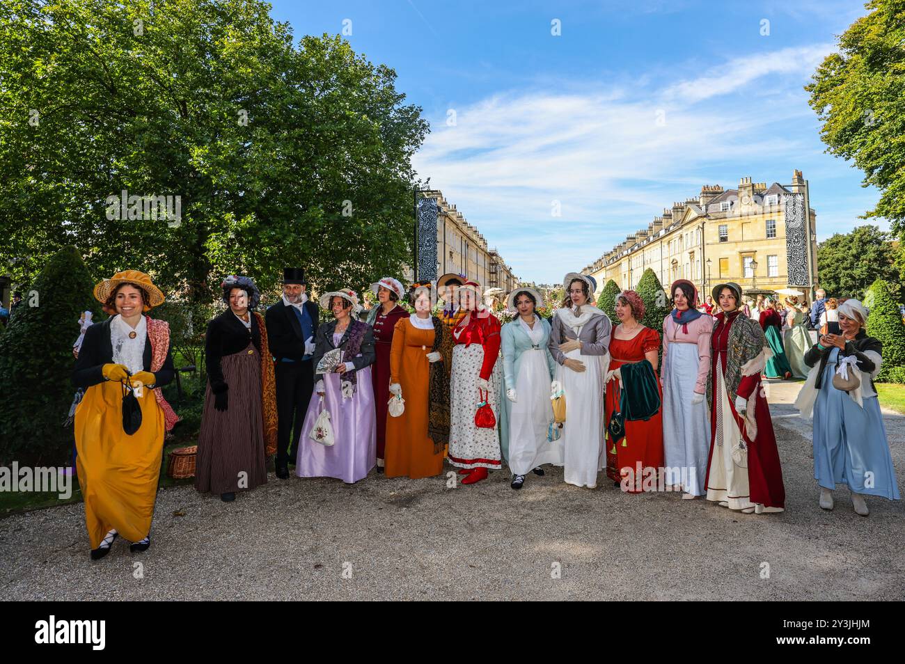 bath, Somerset, UK. 14th Sep, 2024. The Jane Austing yearly celebration ...