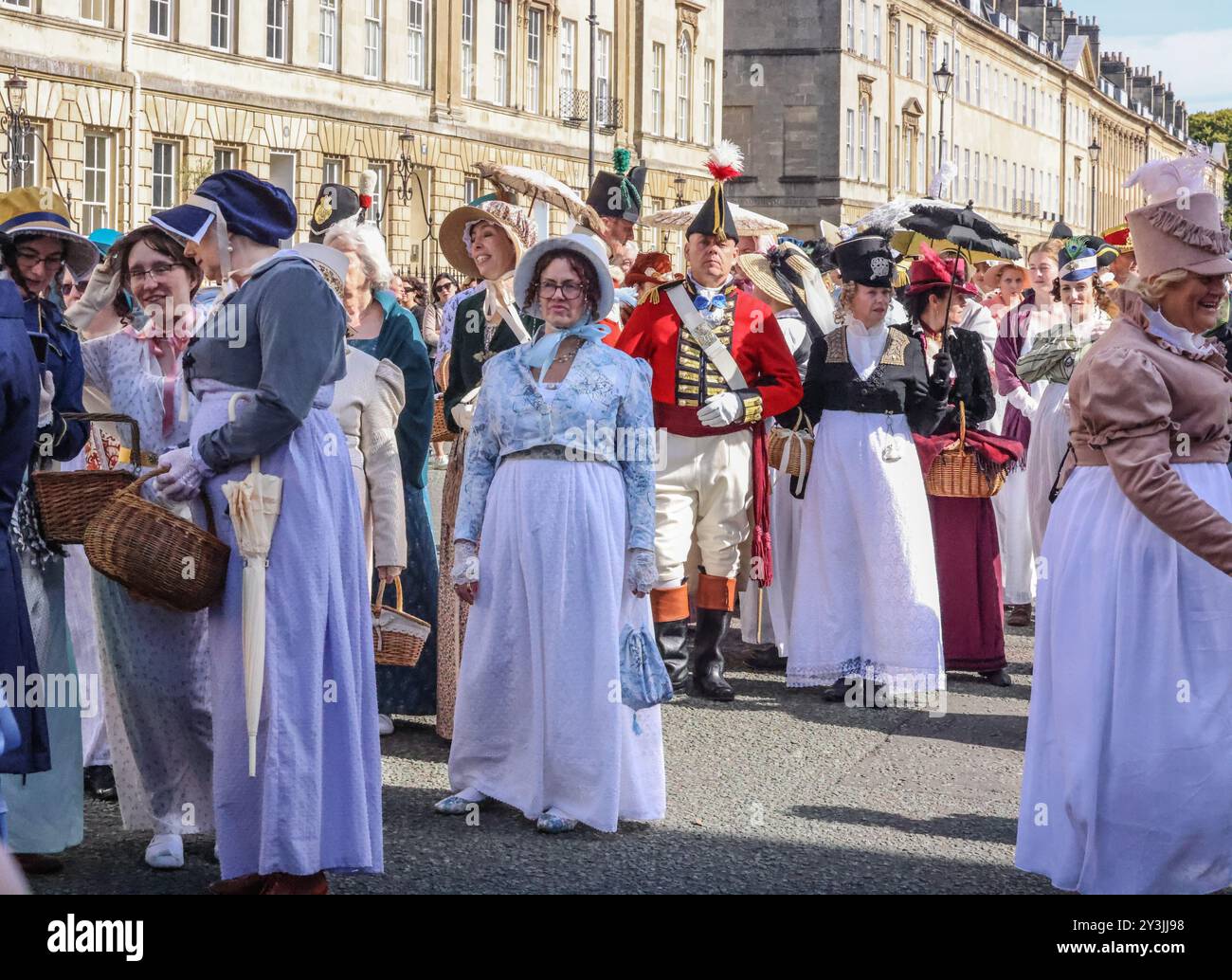 bath, Somerset, UK. 14th Sep, 2024. The Jane Austing yearly celebration ...