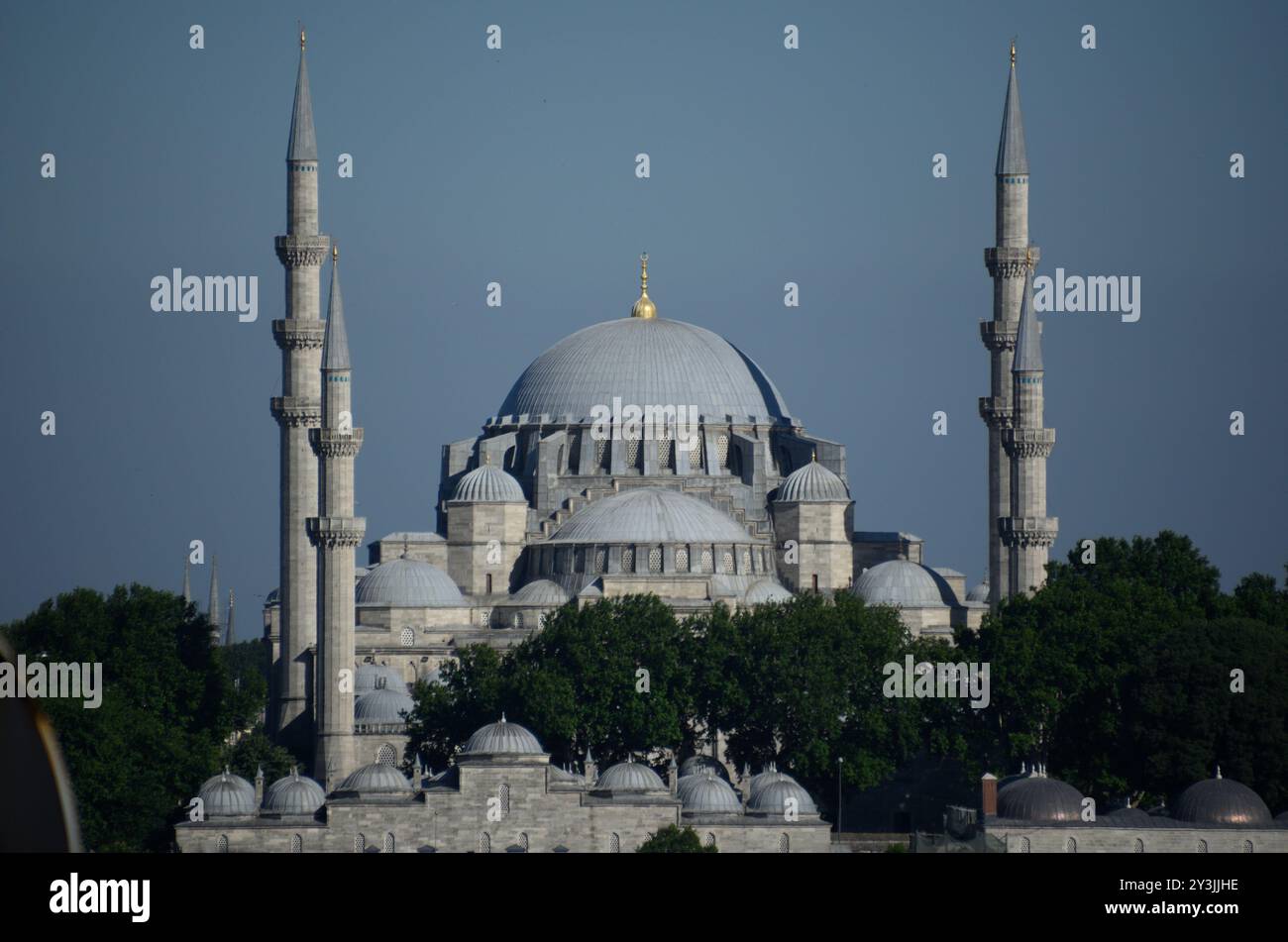 Suleymaniye Mosque, view from Yavuz Sultan Selim Camii, Fatih, Istanbul ...