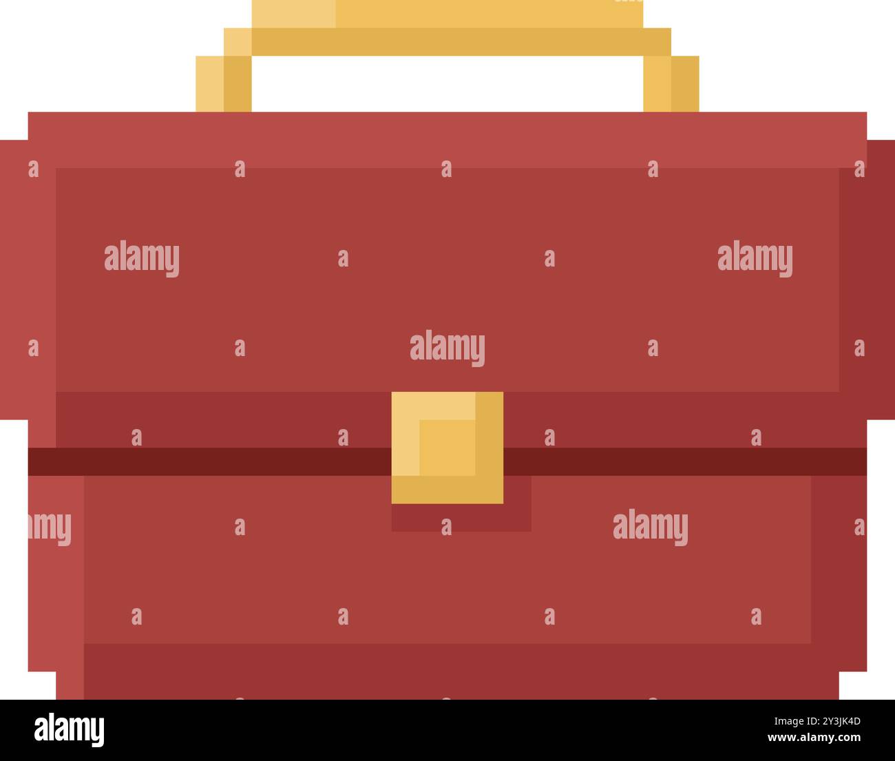 Business briefcase Icon, Pixel 8 bit style Stock Vector Image & Art - Alamy