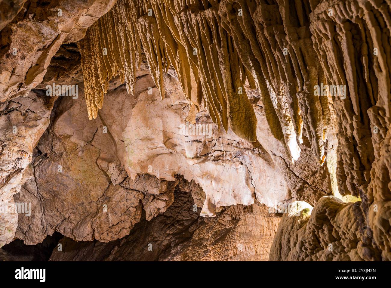 Vallorbe Caves, Switzerland’s Largest, Formed by the Orbe River Stock ...