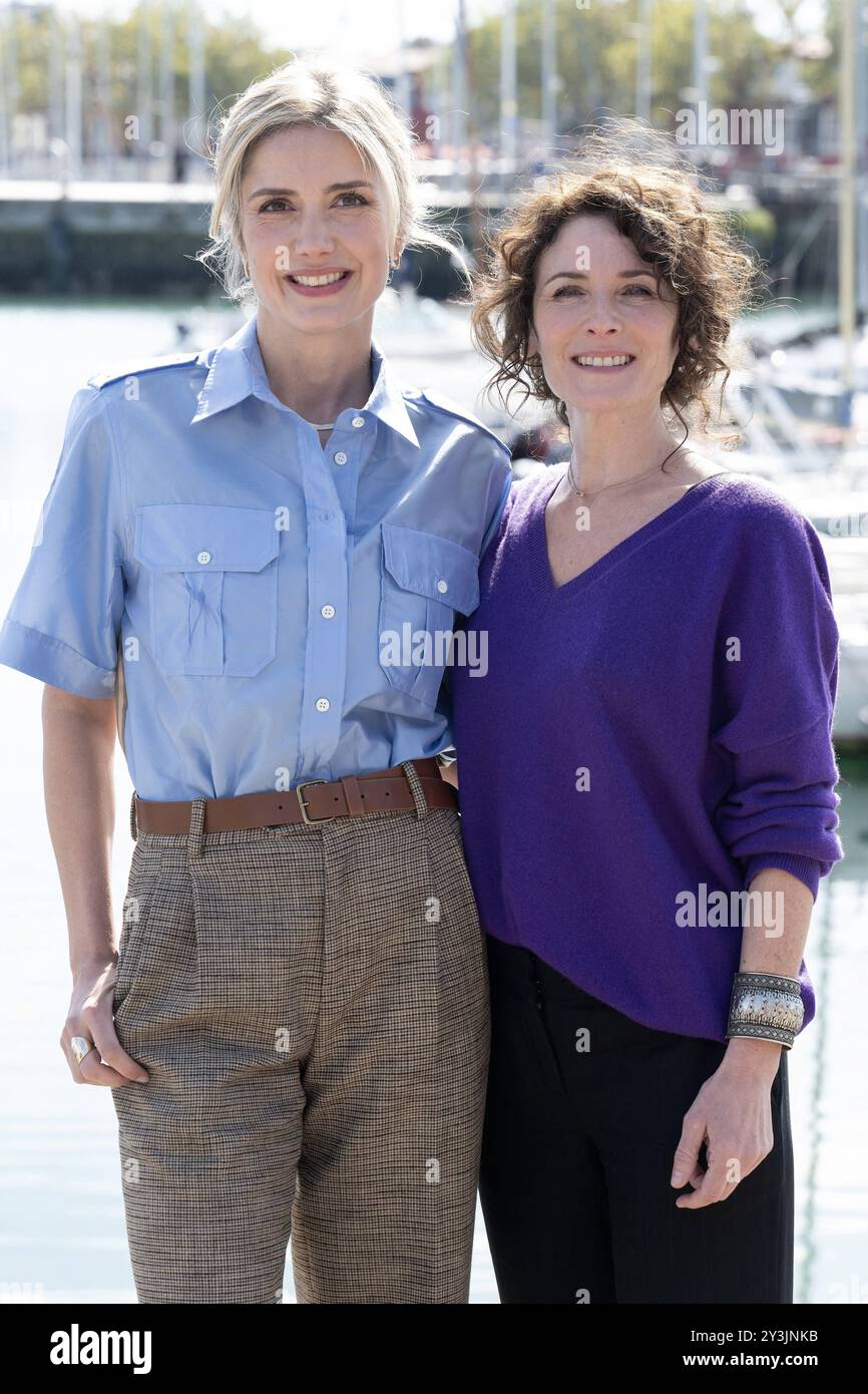 La Rochelle, France. 14th Sep, 2024. Elsa Lunghini and Sabine Perraud ...