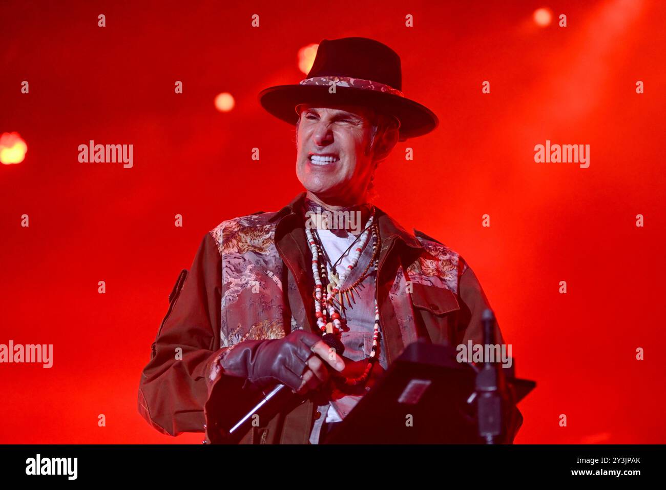 Perry Farrell performs with Jane's Addiction at Pier 17 Rooftop on ...