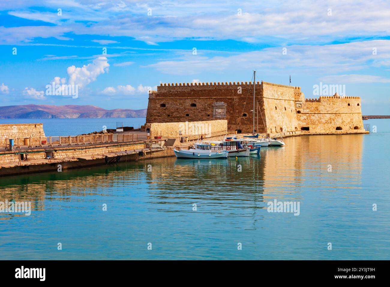 The Koules or Castello a Mare is a fortress at the entrance of the old ...