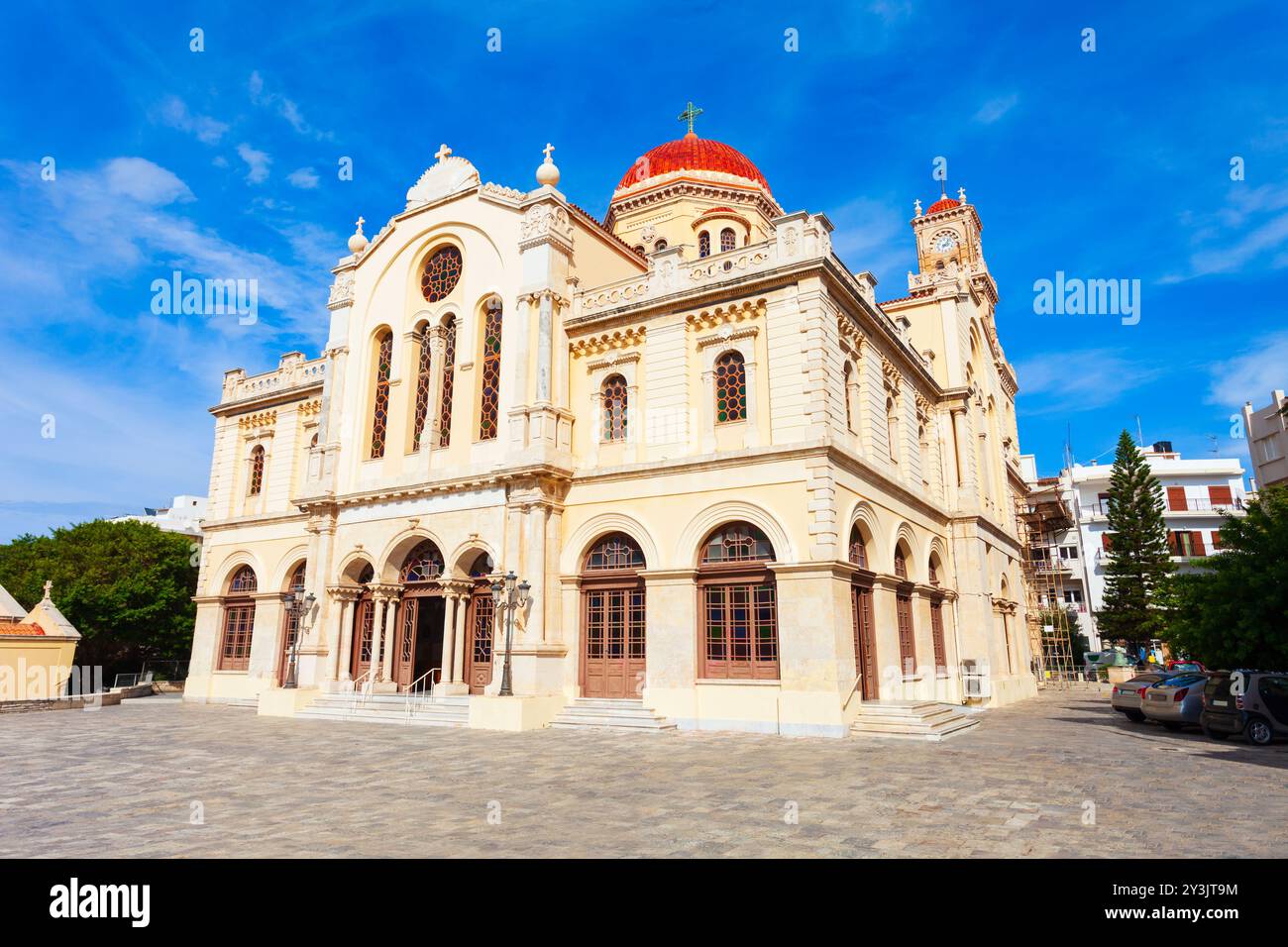 The Agios Minas Cathedral is a Greek Orthodox Church in Heraklion city ...