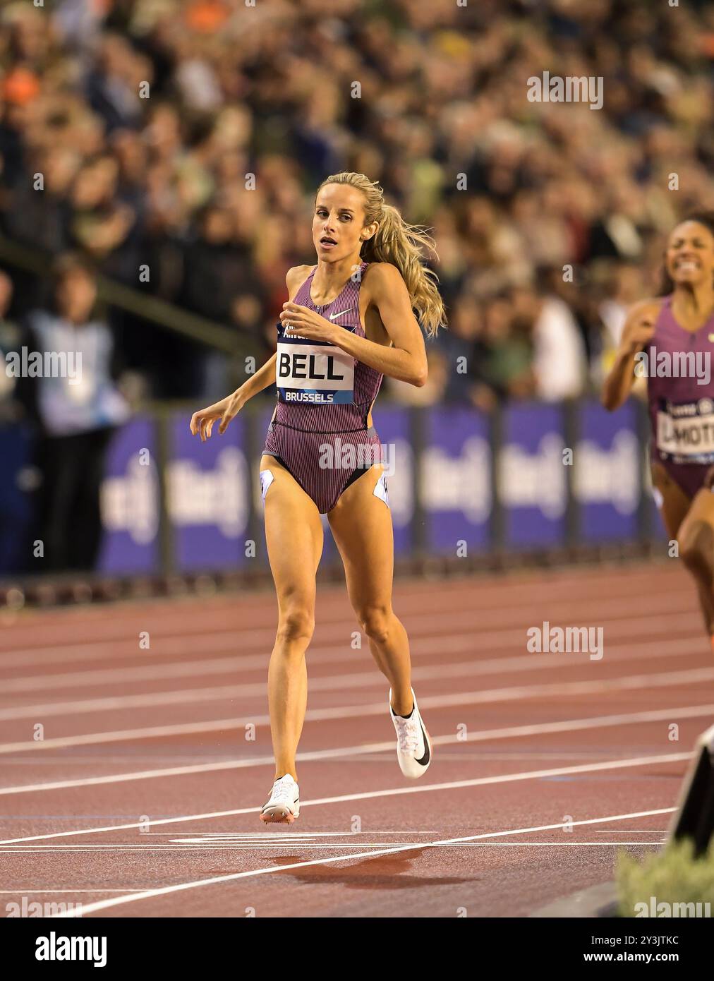Georgia Bell of Great Britain competing in the women 800m race at the ...