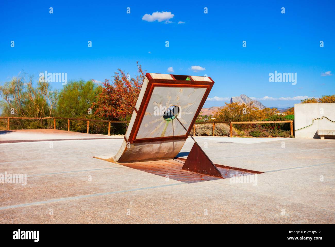 Solar Clock at the Archaeological Dolmens of Menga Museum in Antequera ...