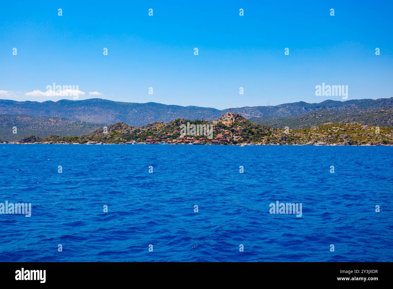 Simena Castle is an ancient Lycian fortress in Kalekoy village of the ...
