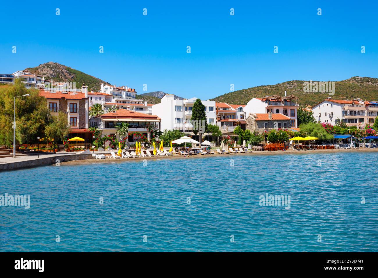 Datca city beach. Datca is a town near Marmaris city in Mugla Province ...