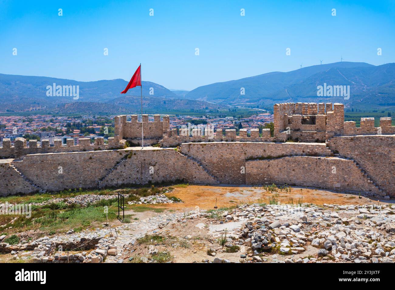 Ayasuluk Citadel is a byzantine fortress at the Ephesus ancient greek ...