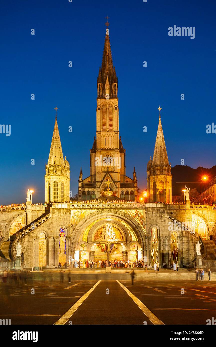 Sanctuary of Our Lady of Lourdes is a roman catholic church in Lourdes ...