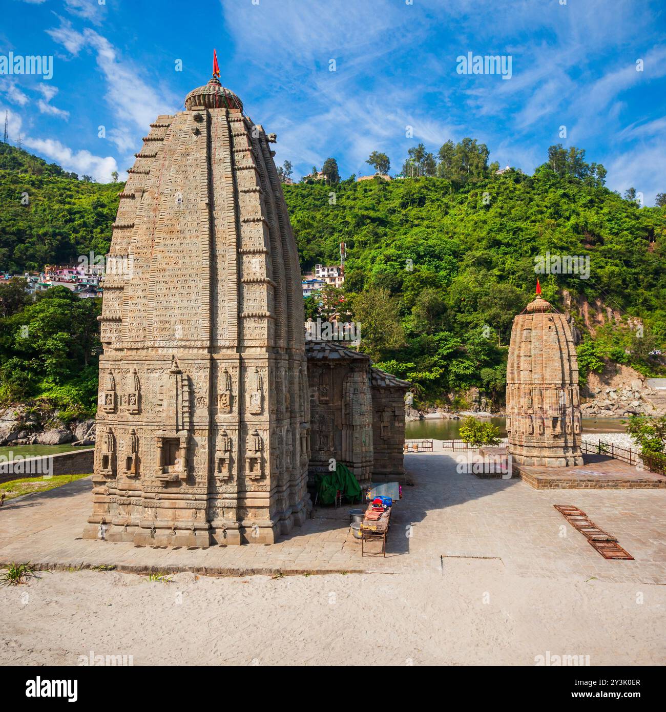 Panchbakhtar Temple is a hindu in Mandi town, Himachal Pradesh state in ...