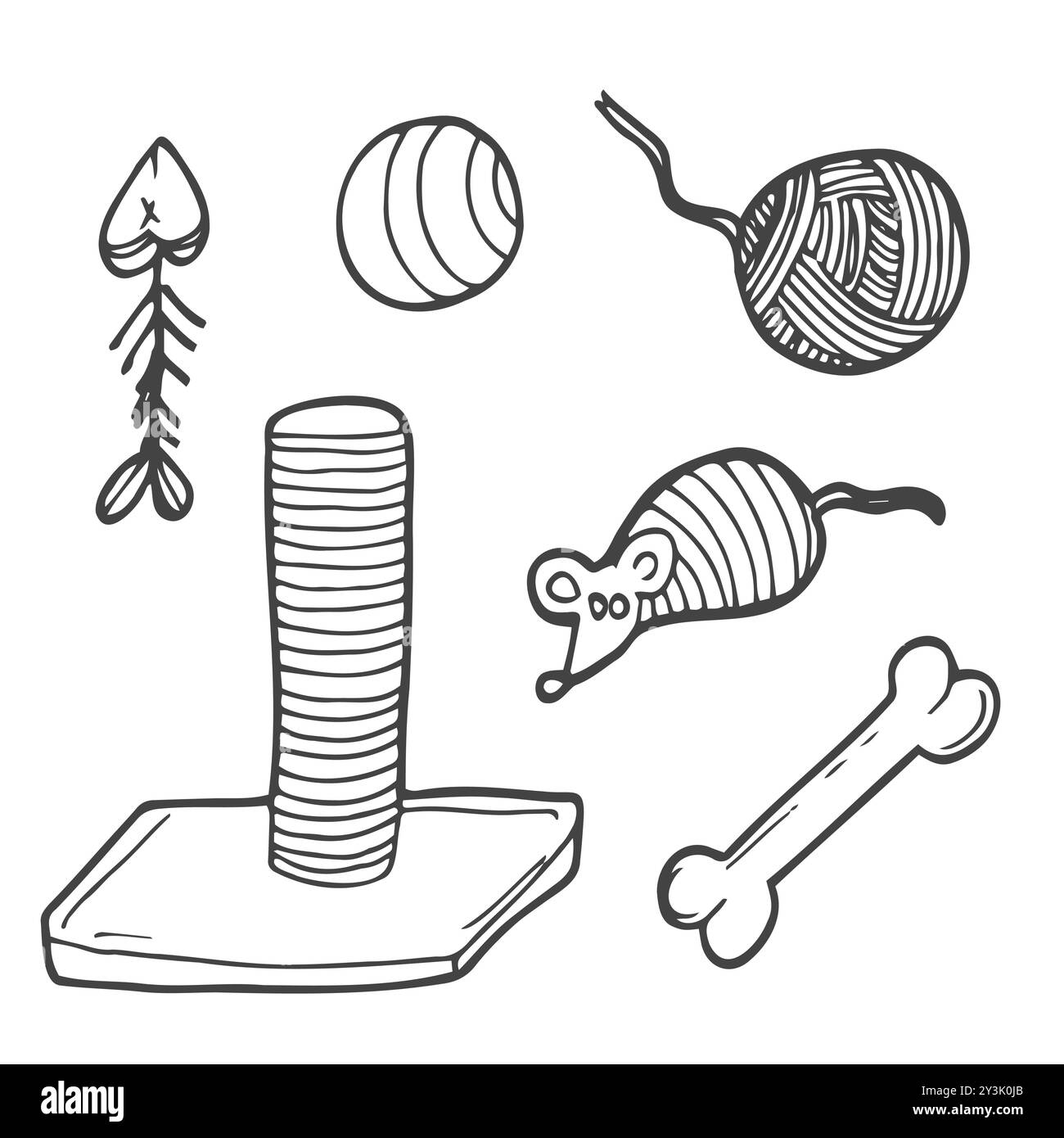 Pet design elements Black and White Stock Photos & Images - Alamy